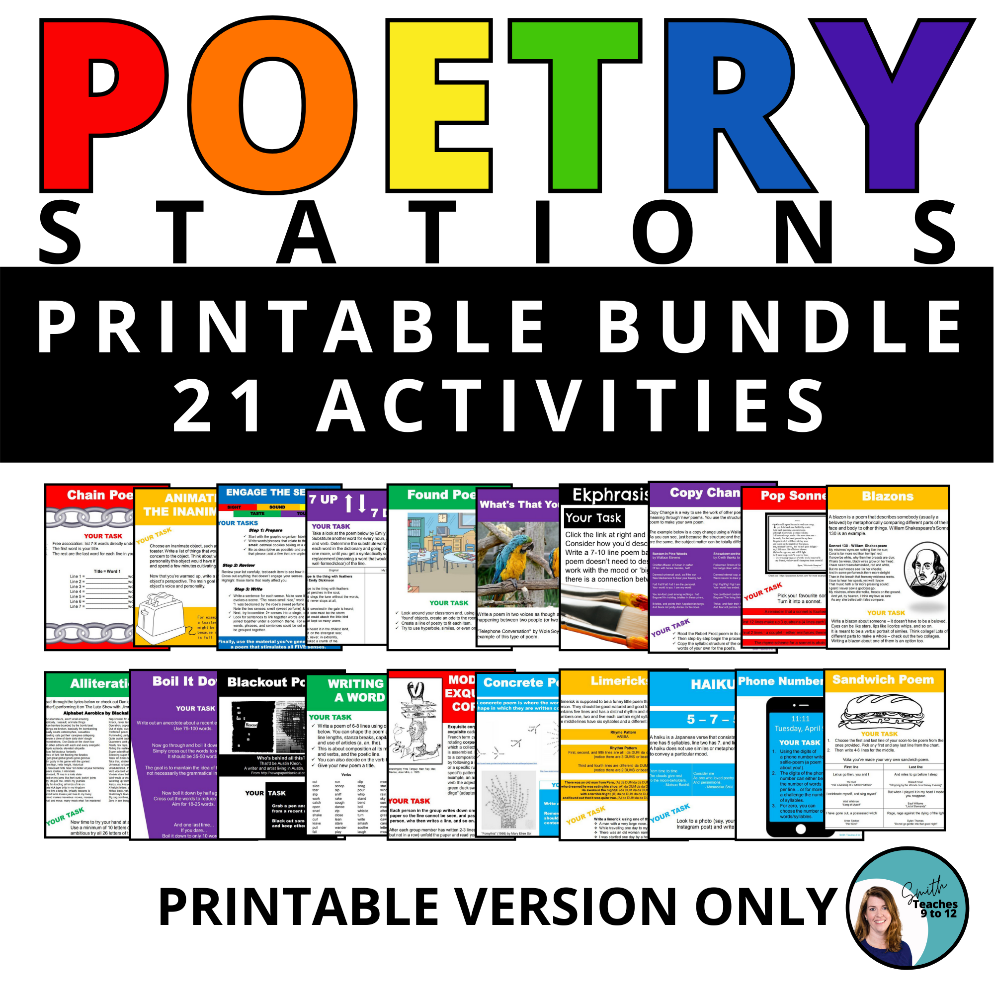 Poetry Creation and Risk Taking in ELA - SmithTeaches9to12