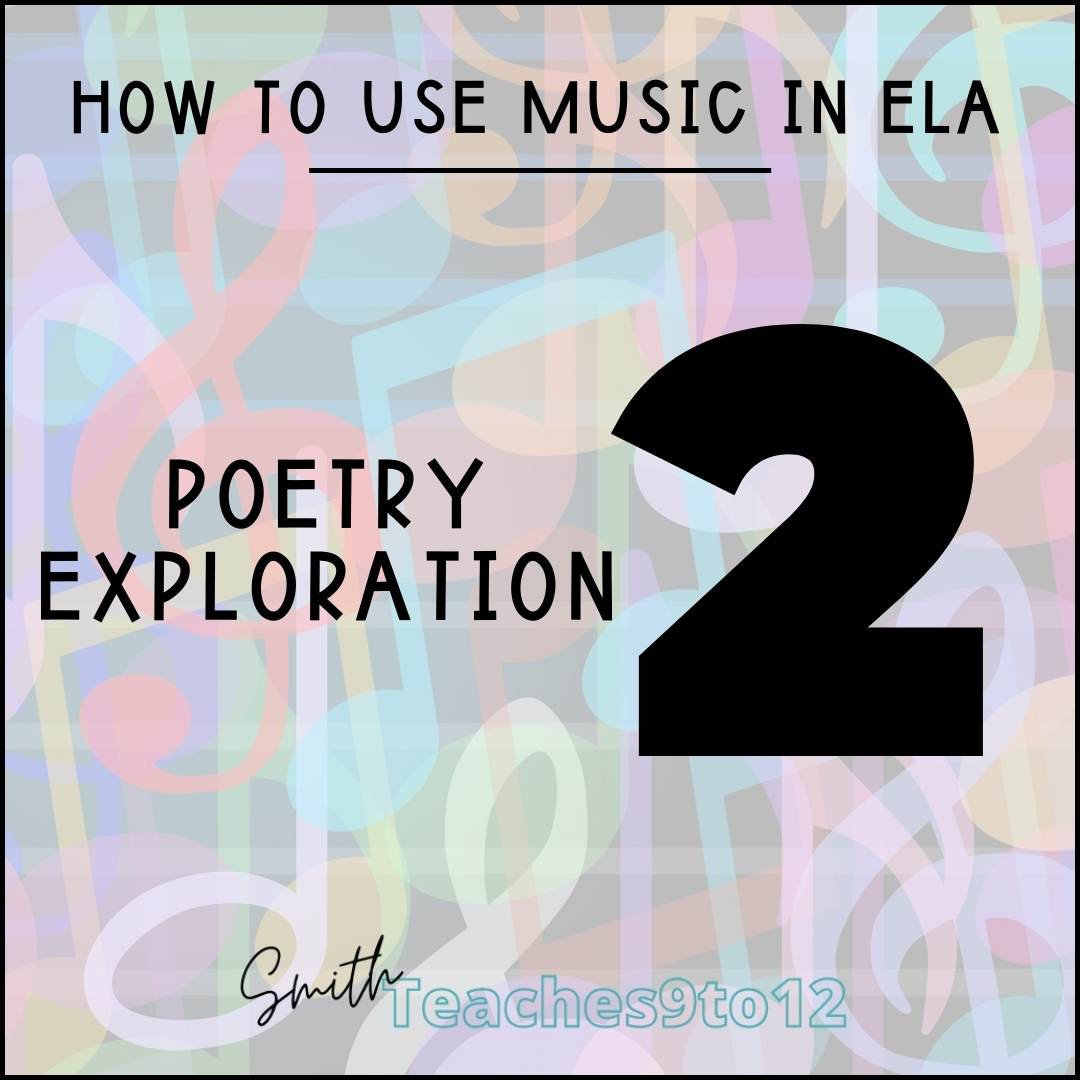 Why and How You Should Use Music in English - SmithTeaches9to12